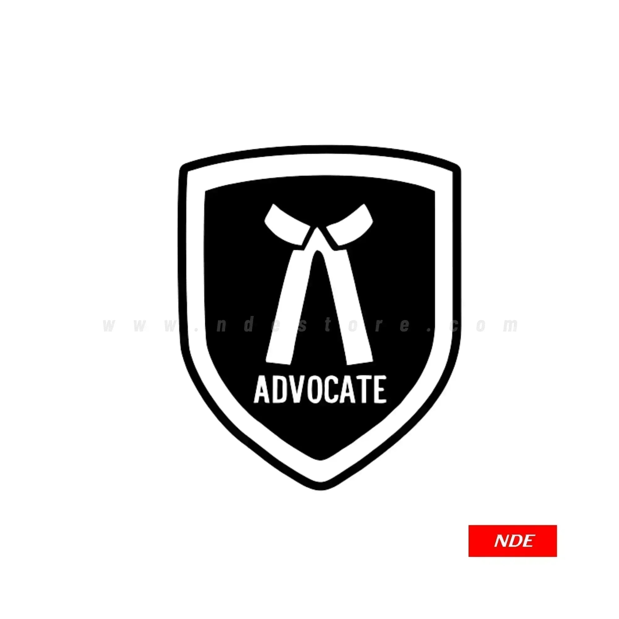 STICKER, ADVOCATE – NDE