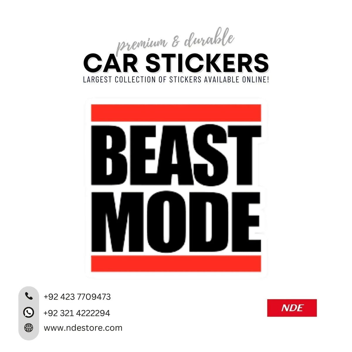 STICKER BEAST SERIES - NDE STORE