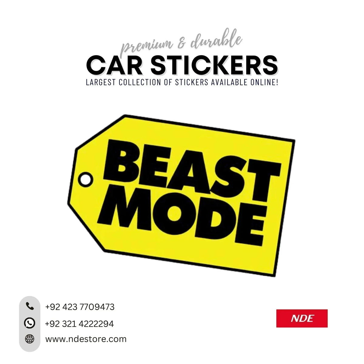 STICKER BEAST SERIES - NDE STORE