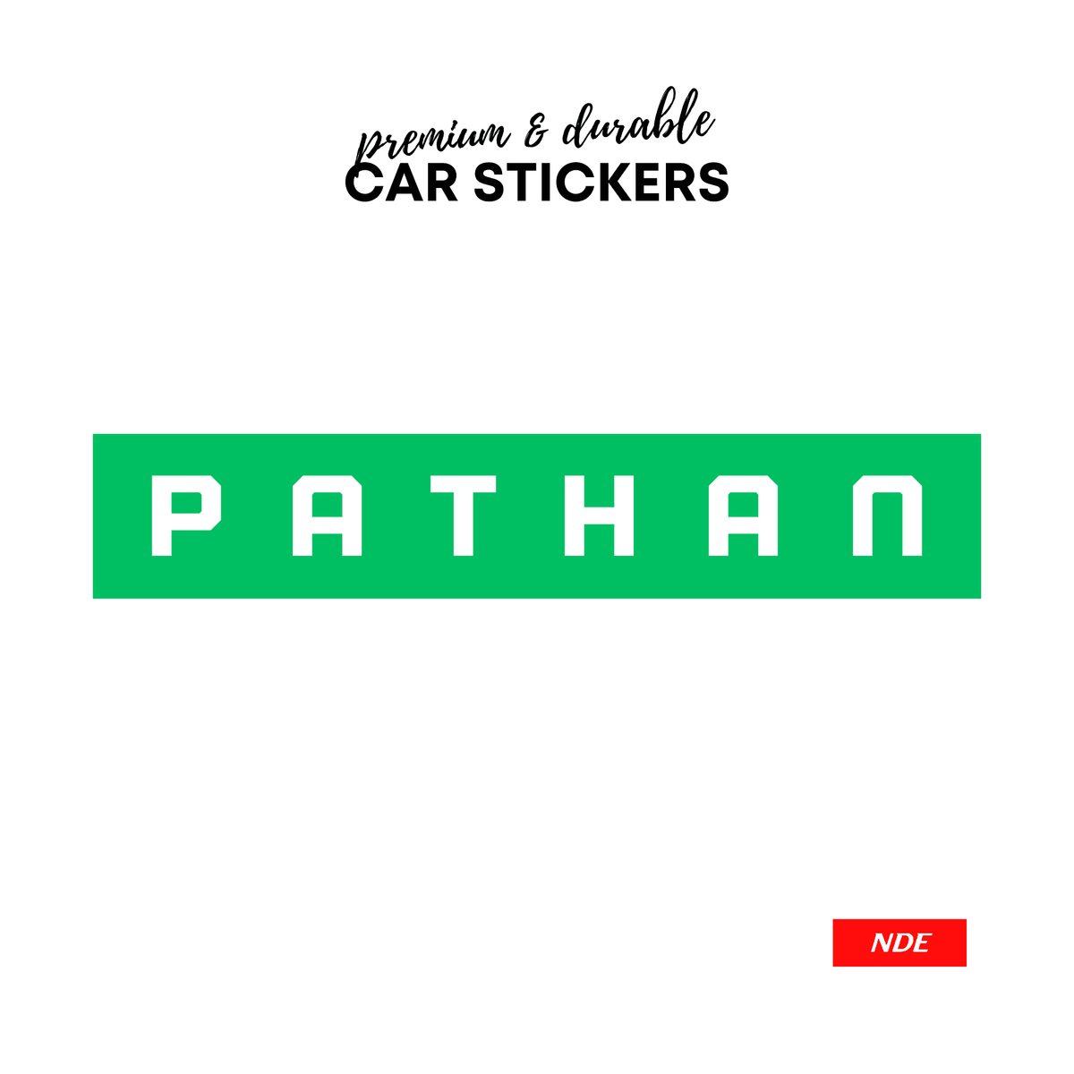 STICKER, PATHAN - NDE STORE