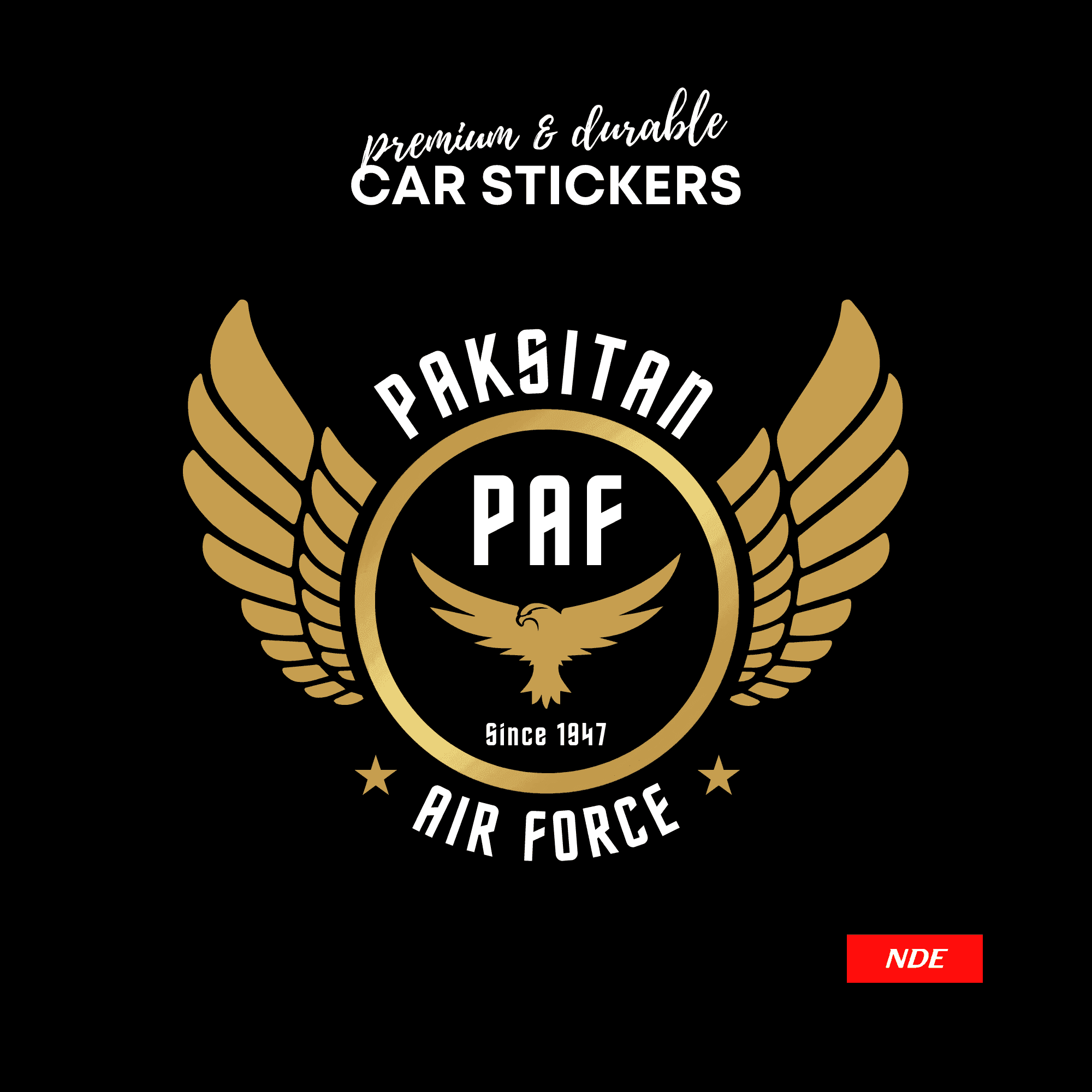 STICKER, PAKISTAN AIR FORCE - NDE STORE