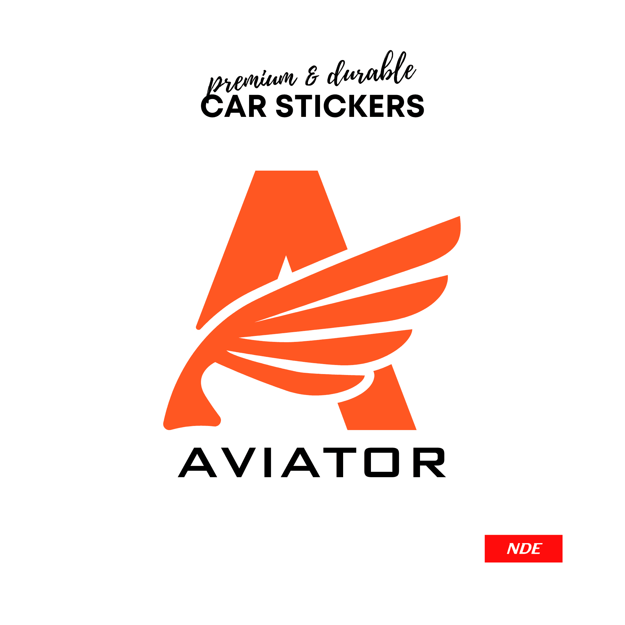STICKER, AVIATOR - NDE STORE