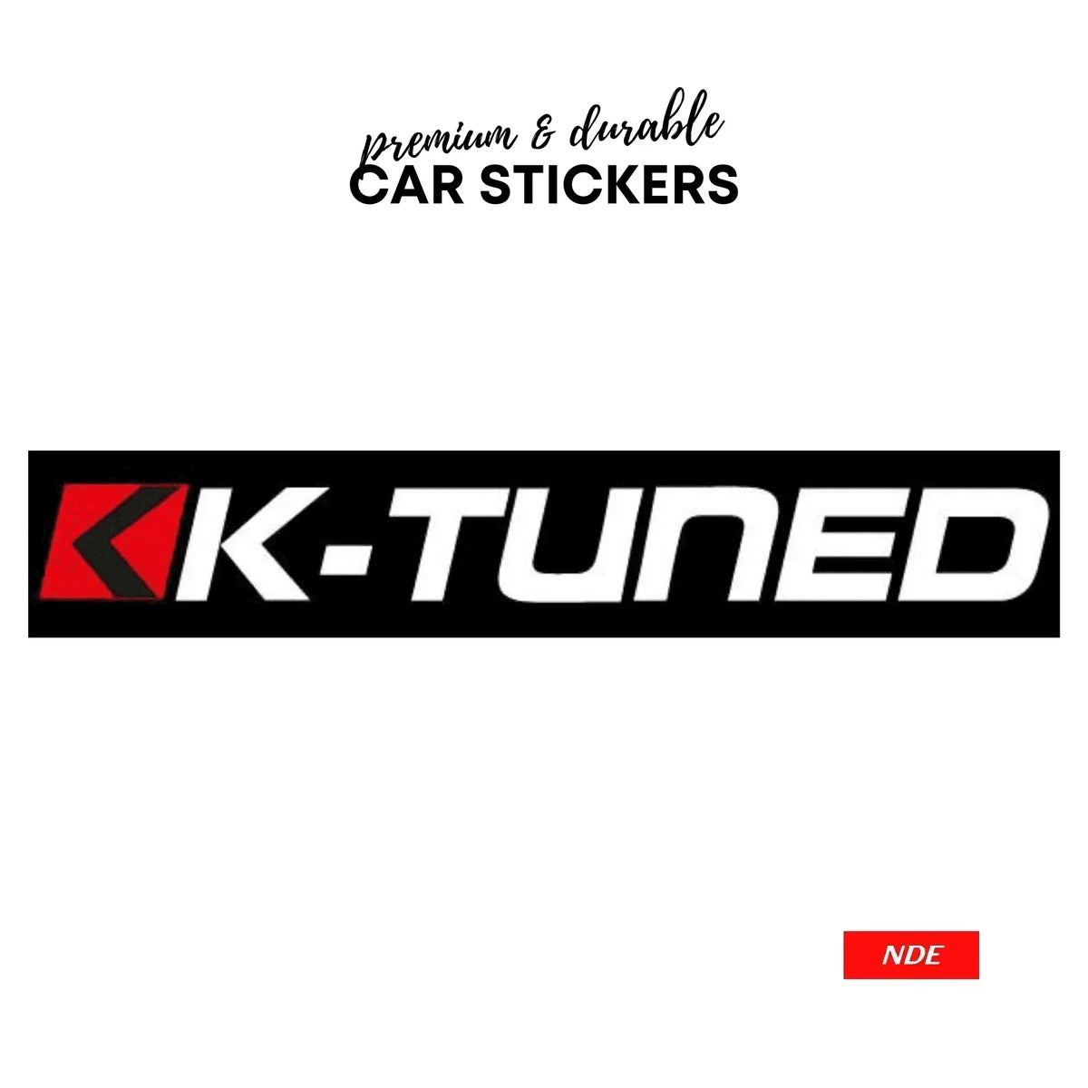 STICKER, K TUNED - NDE STORE
