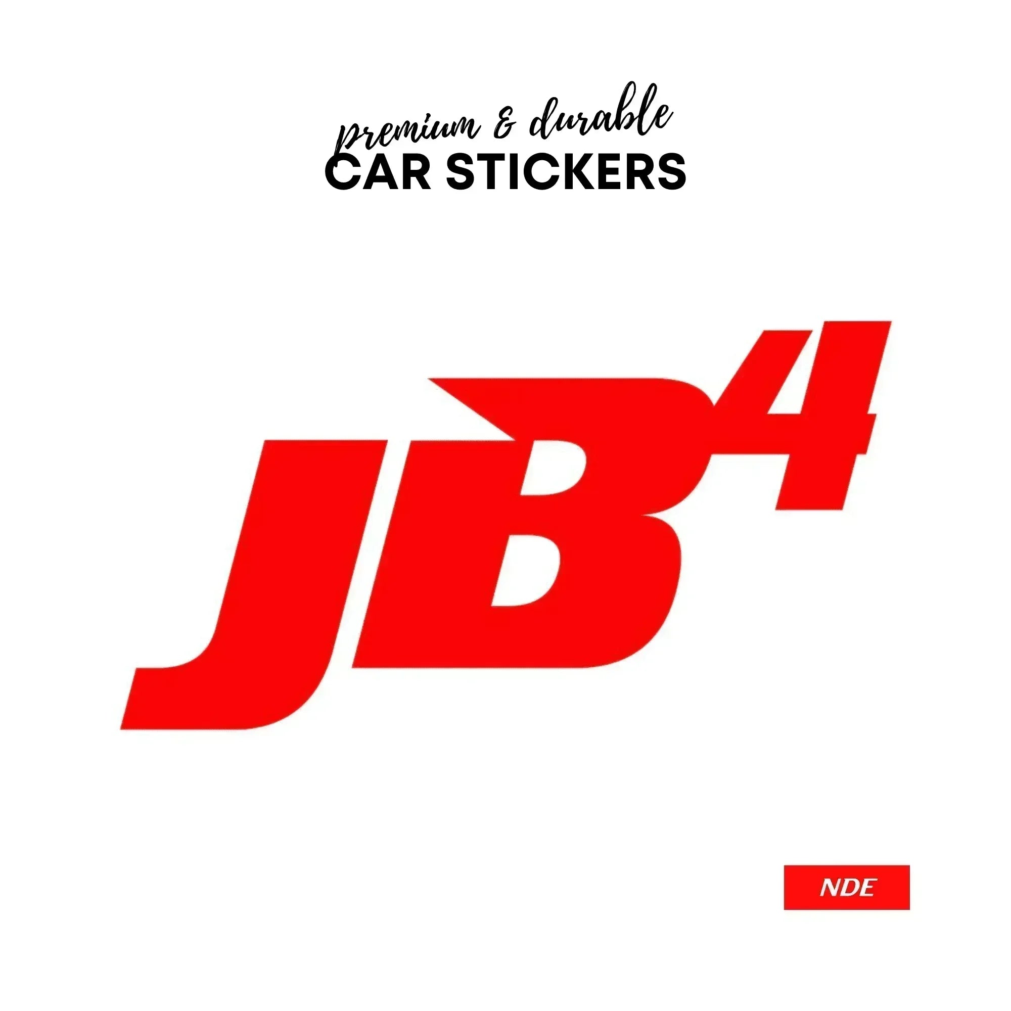 STICKER, JB4 SKU:99974 – NDE STORE