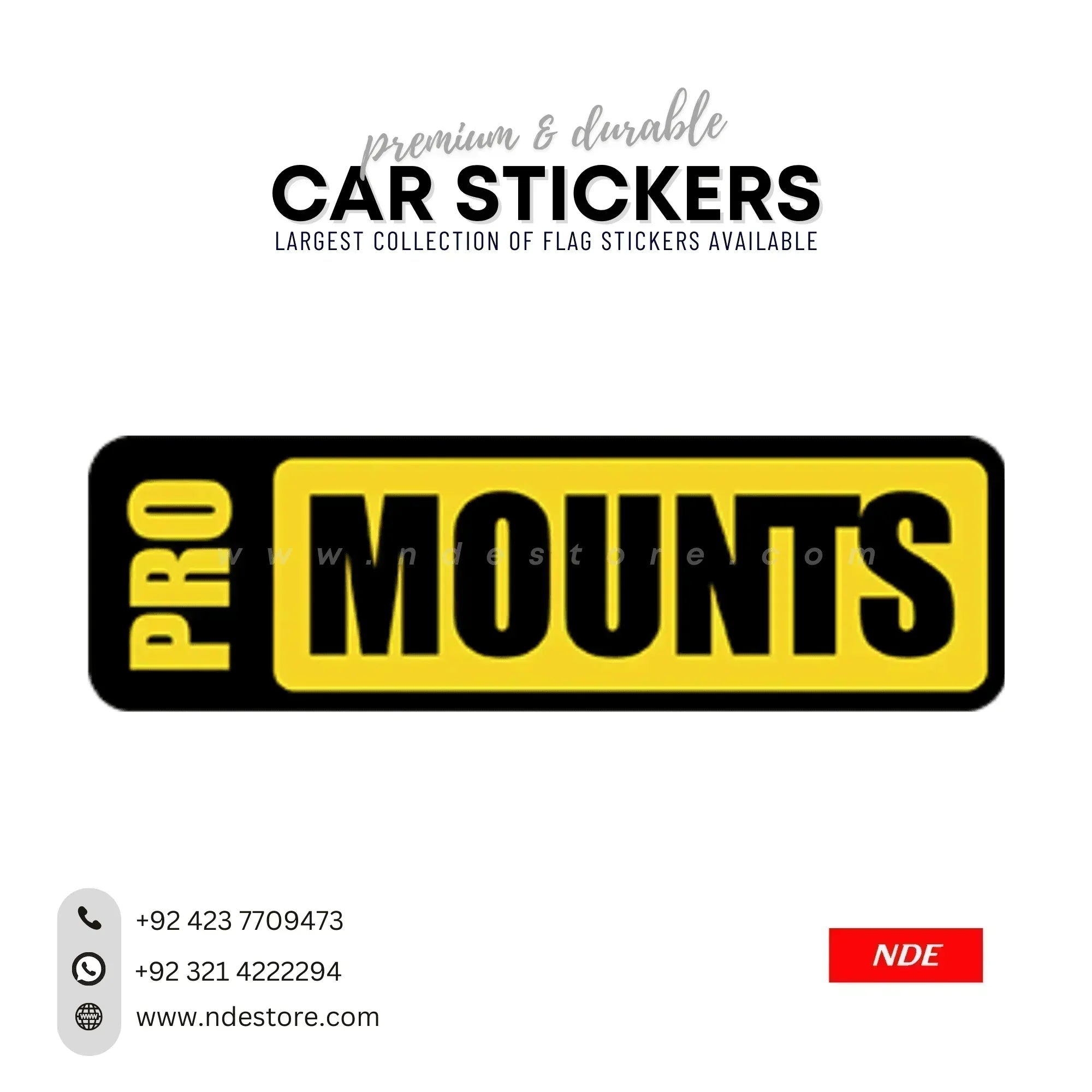STICKER PRO MOUNTS – NDE STORE