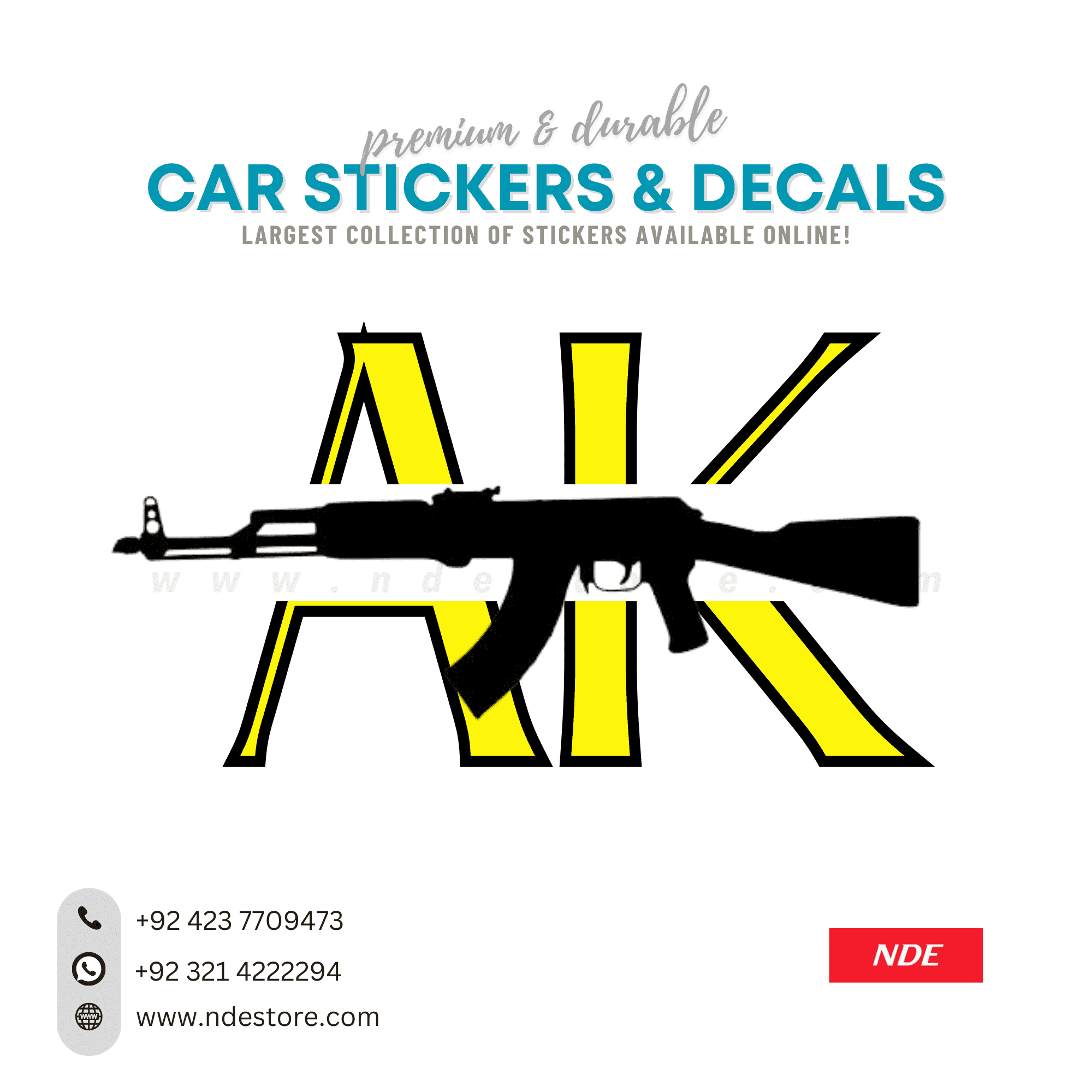 STICKER, AK – NDE STORE