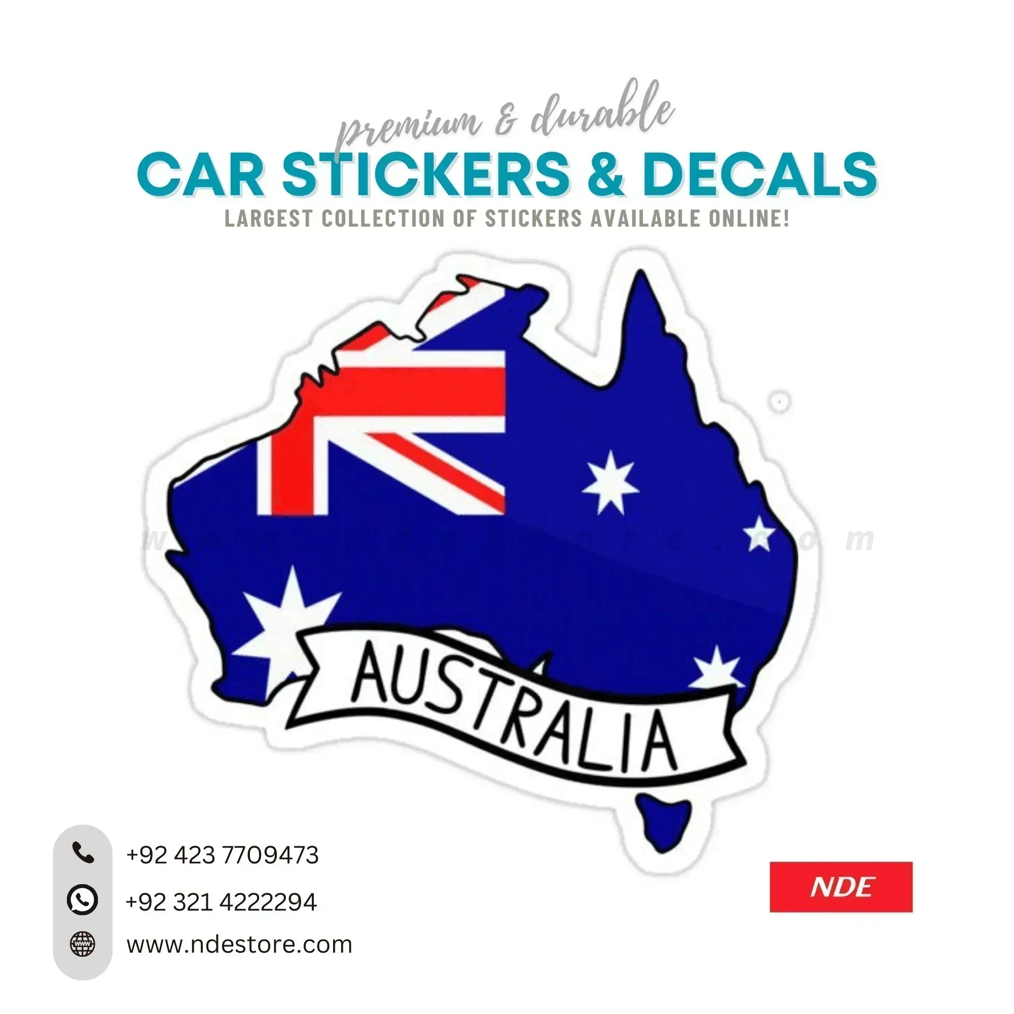 STICKER, AUSTRALIA – NDE STORE