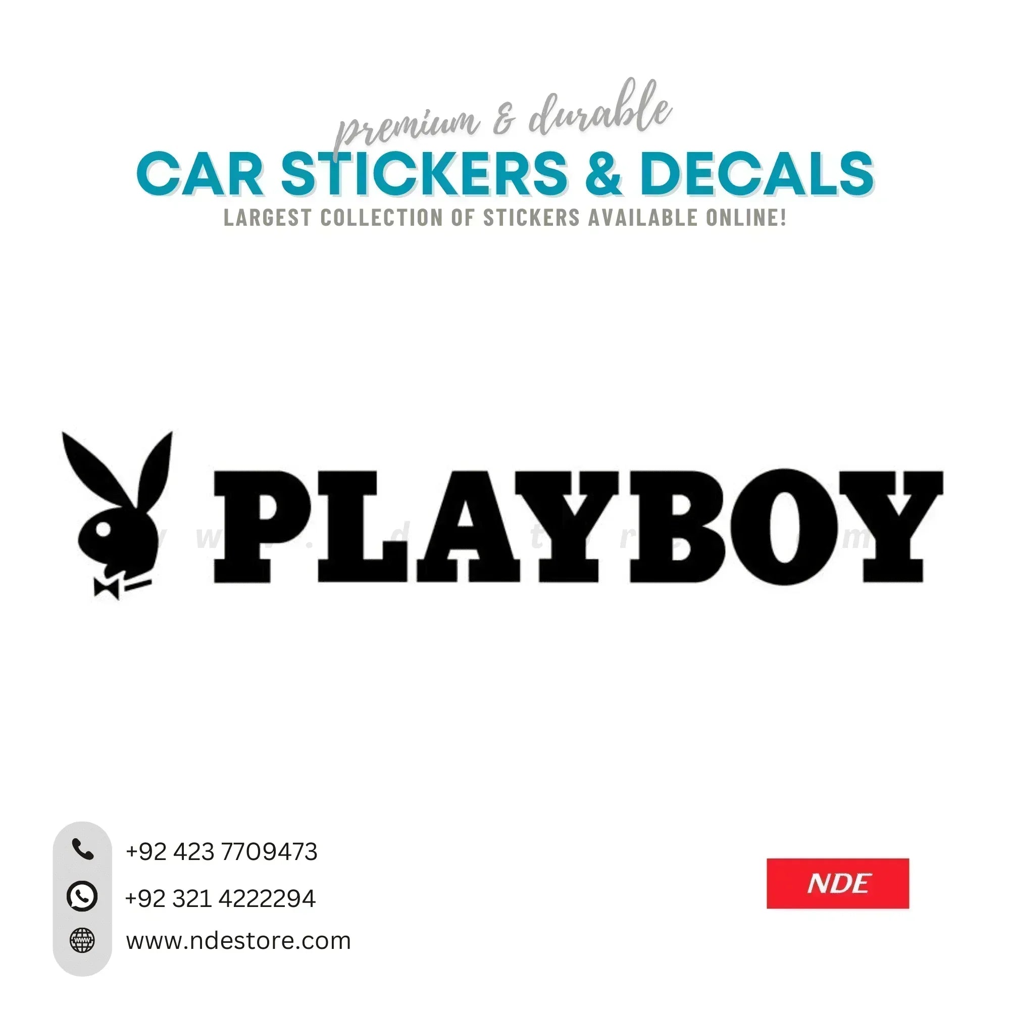 STICKER, PLAYBOY – NDE STORE