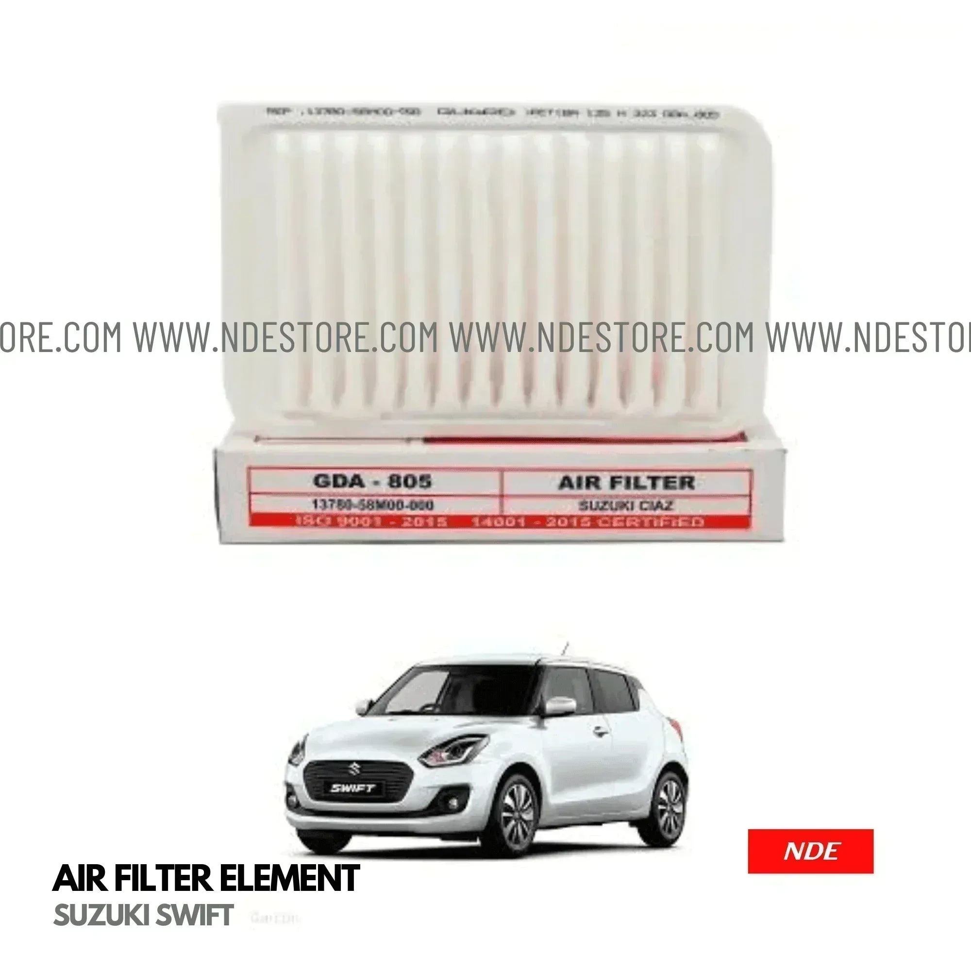 AIR FILTER ELEMENT GUARD FILTER FOR SUZUKI SWIFT (2021-2024) – NDE STORE