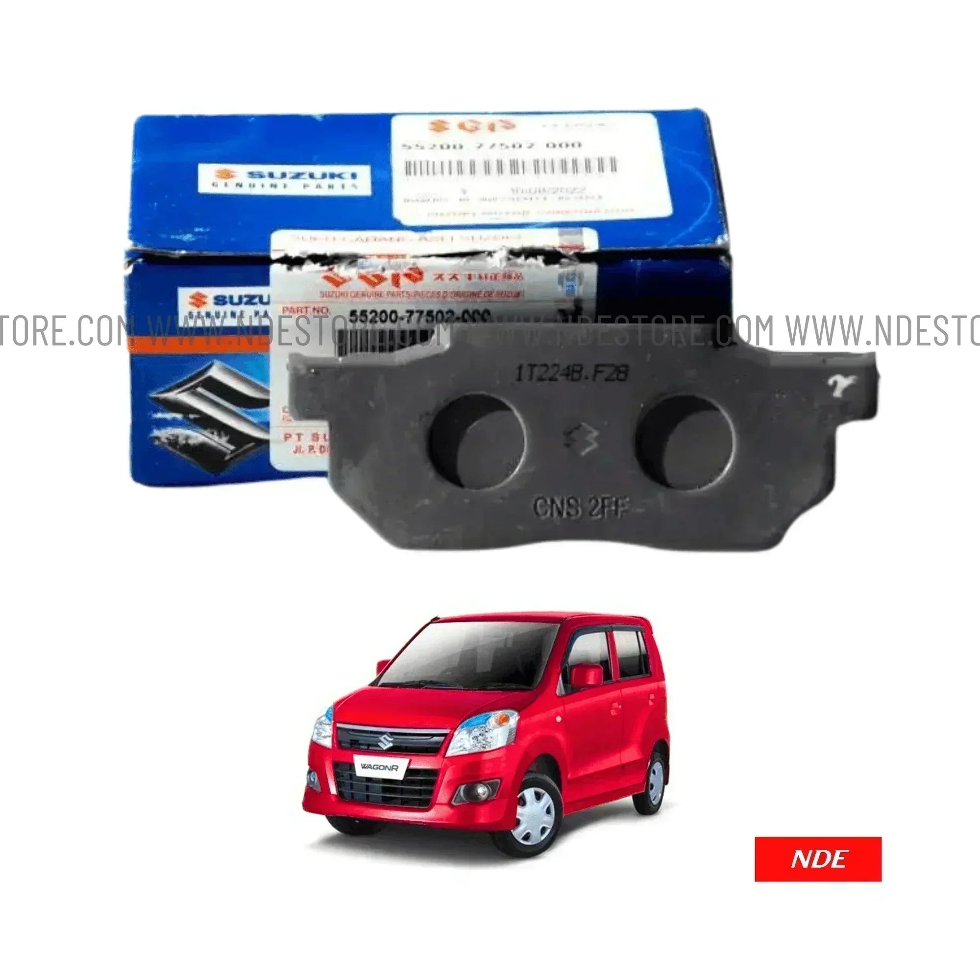 BRAKE, DISC PAD FRONT SUZUKI GENUINE PART FOR SUZUKI WAGON R (2014-202 ...