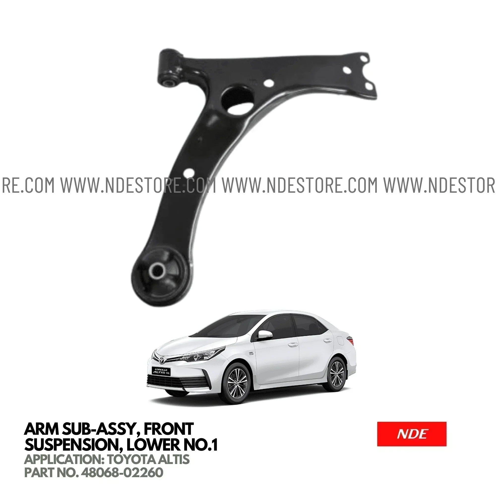 CONTROL ARM FRONT SUSPENSION LOWER NO 1 FOR TOYOTA ALTIS (2008-2024 ...