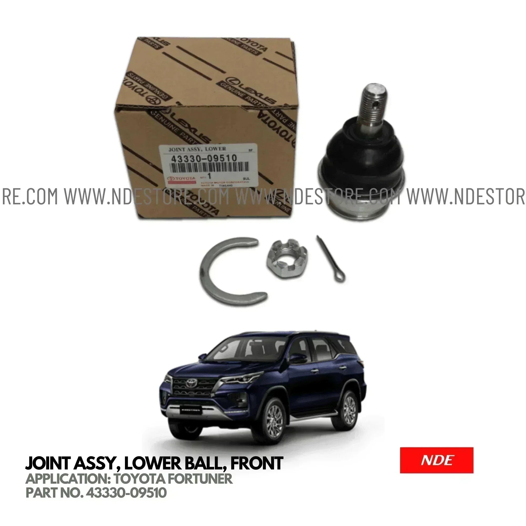 BALL JOINT ASSY FRONT LOWER FOR TOYOTA FORTUNER – NDE STORE
