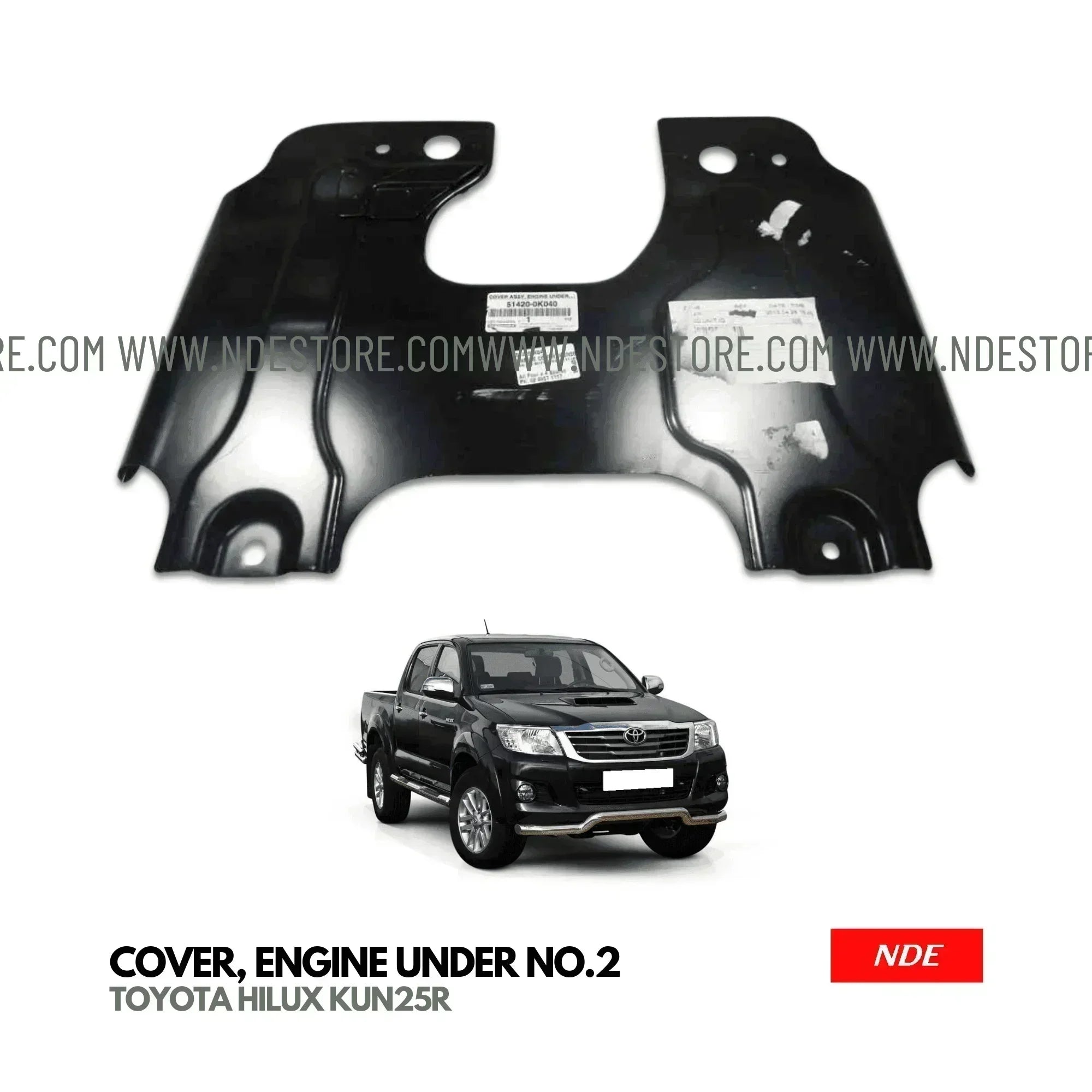 ENGINE SHIELD ENGINE UNDER COVER NO 2 FOR TOYOTA HILUX – NDE STORE