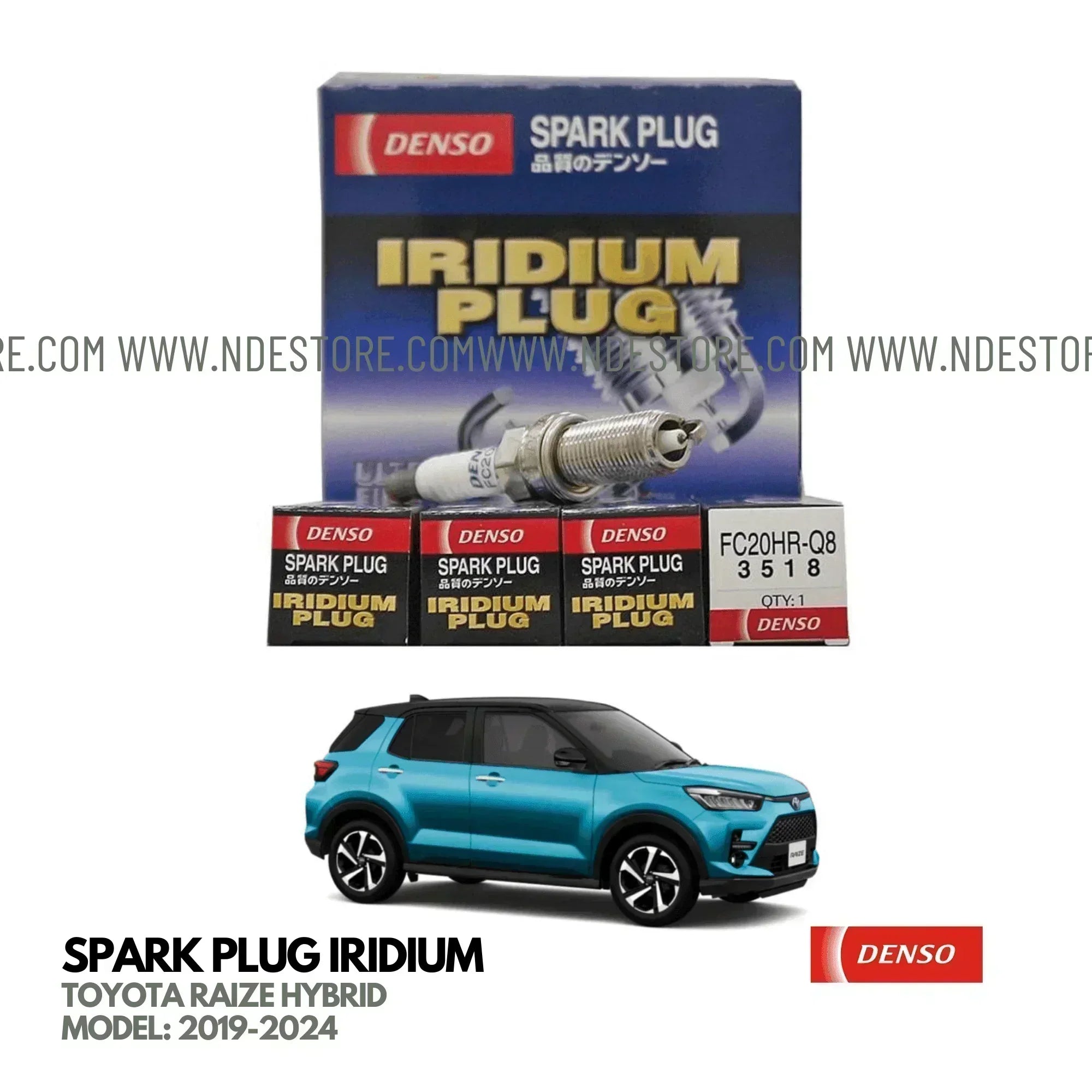 SPARK PLUG, TOYOTA GENUINE FOR TOYOTA RAIZE HYBRID (2021-2024) – NDE STORE