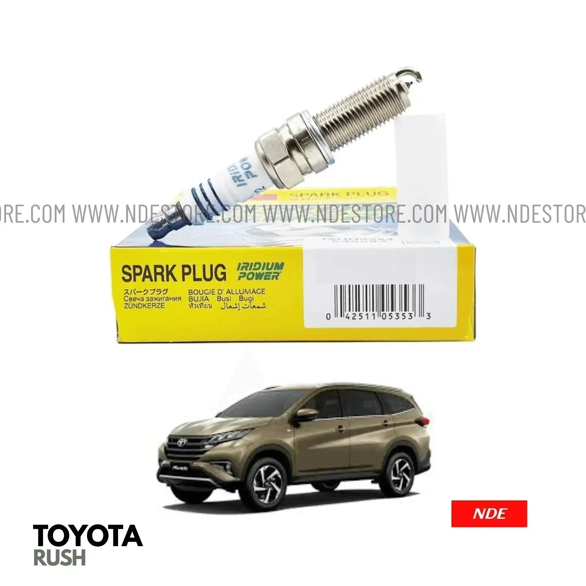 SPARK PLUG DENSO IRIDIUM FOR TOYOTA RUSH – NDE STORE