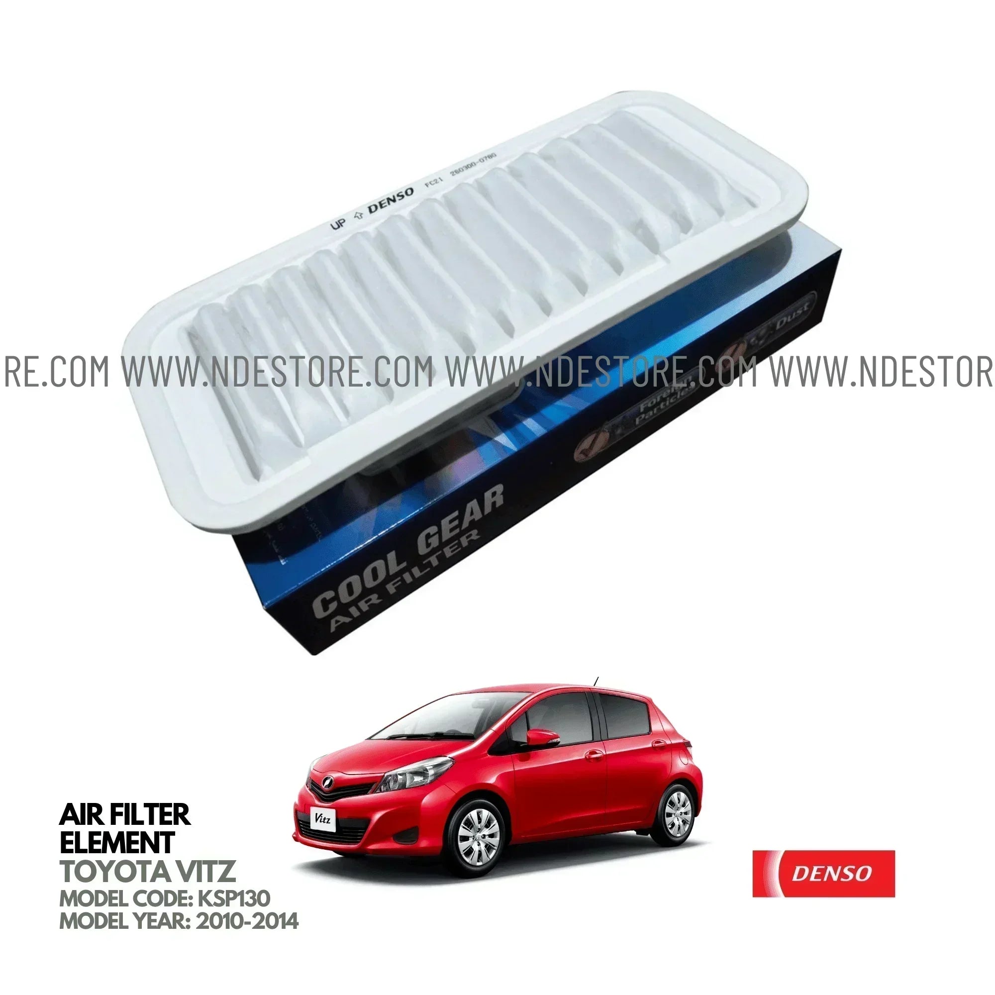 AIR FILTER ELEMENT FOR TOYOTA VITZ 1000CC (2010-2014) - ndestore.com