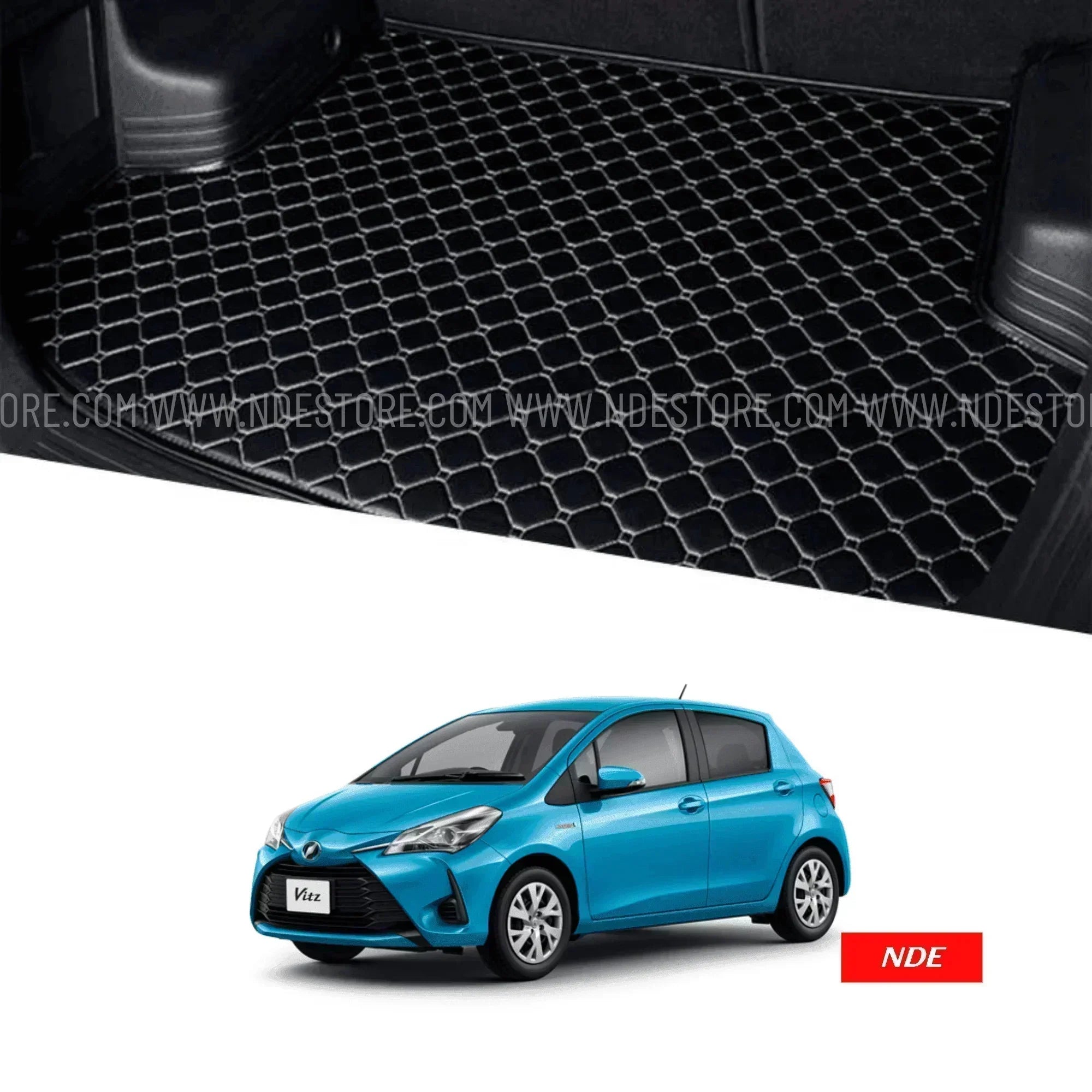 TRUNK FLOOR MAT 7D STYLE FOR TOYOTA VITZ (ALL MODELS) – NDE STORE