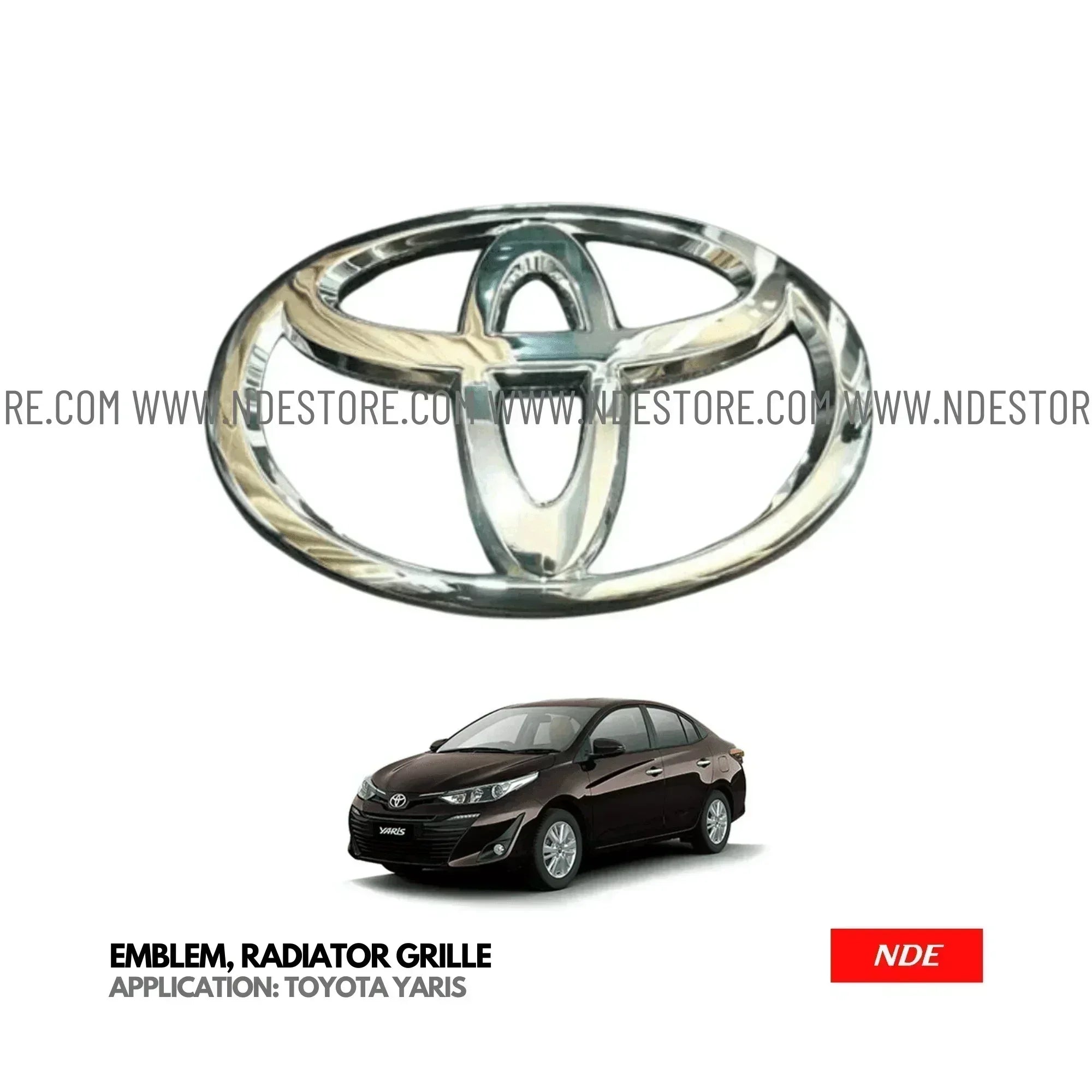 EMBLEM RADIATOR GRILLE FOR TOYOTA YARIS – NDE STORE