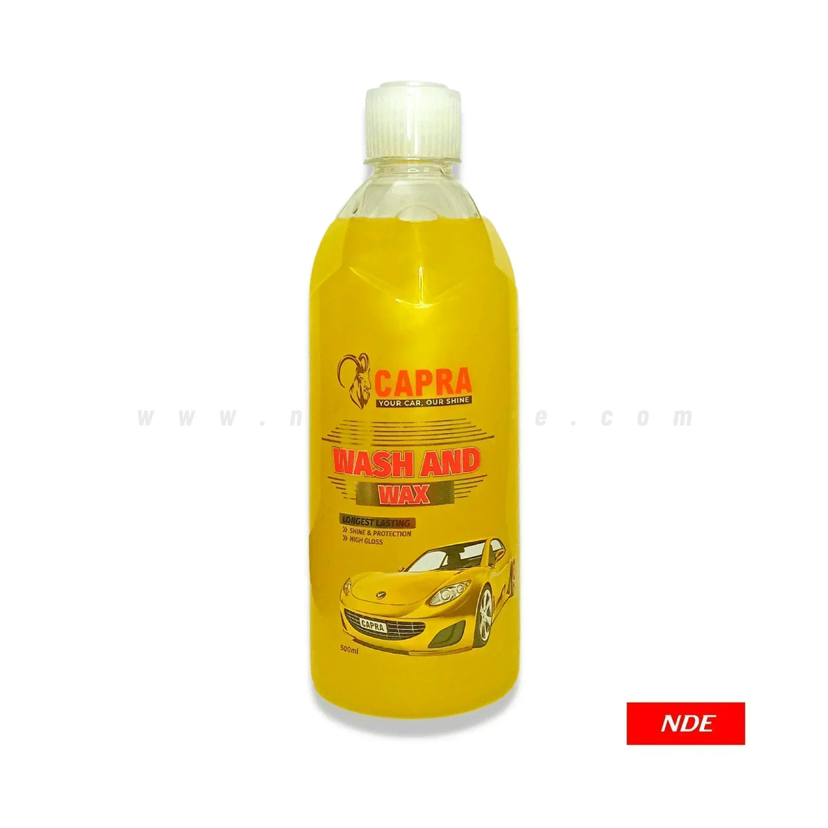 CAPRA WASH AND WAX HIGH GLOSS 500ML - NDE STORE