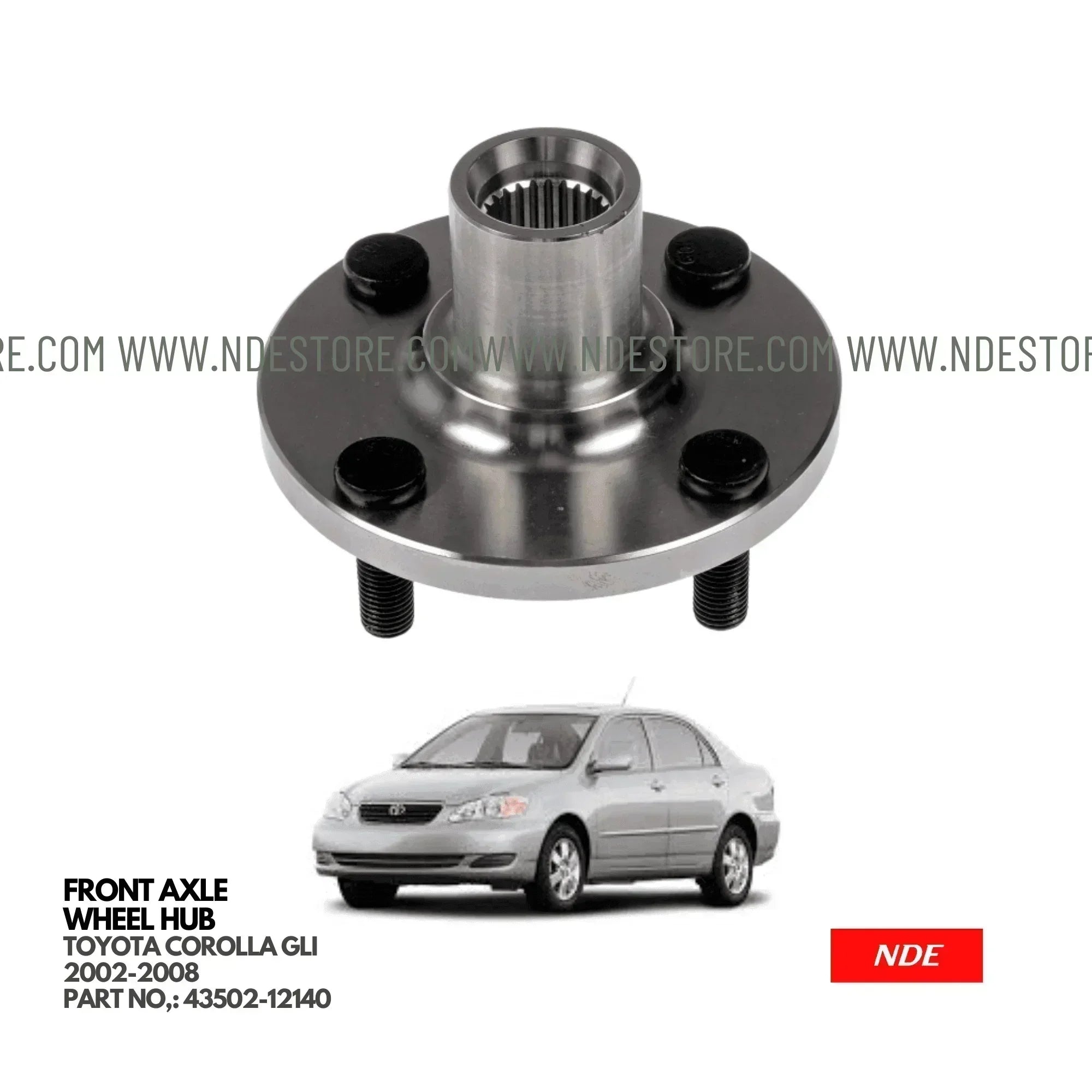 WHEEL HUB ASSY FRONT AXLE FOR TOYOTA COROLLA (2005-2008) - ndestore.com