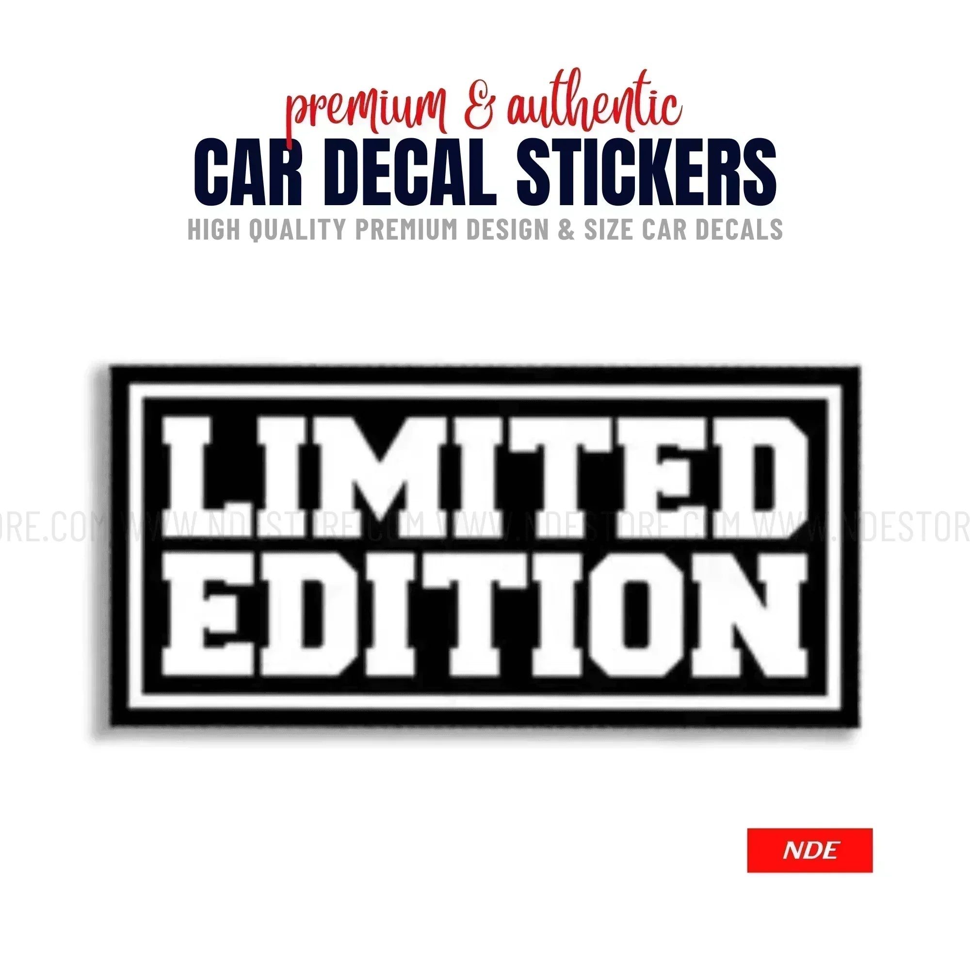 STICKER LIMITED EDITION – NDE STORE