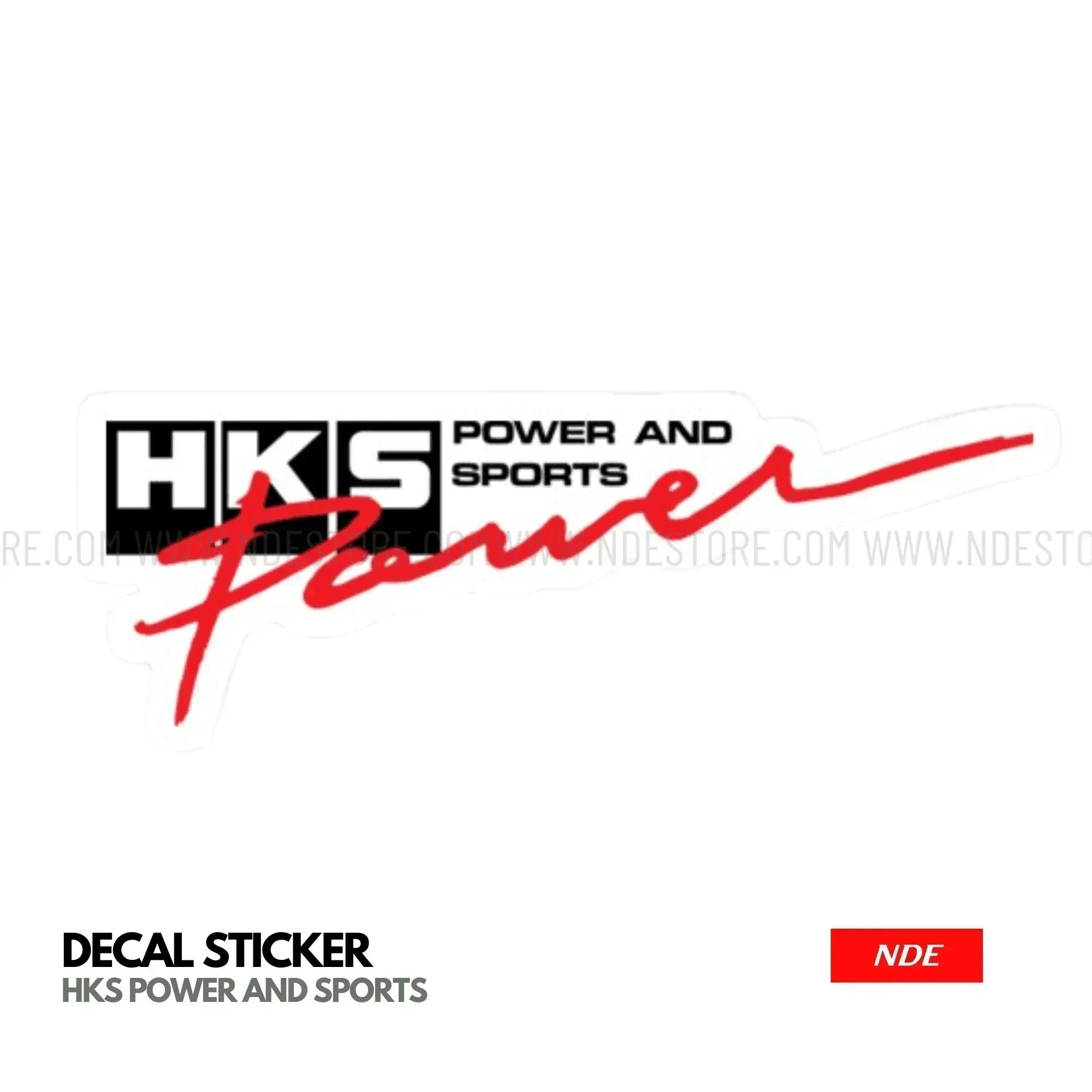 STICKER HKS POWER AND SPORTS – NDE STORE