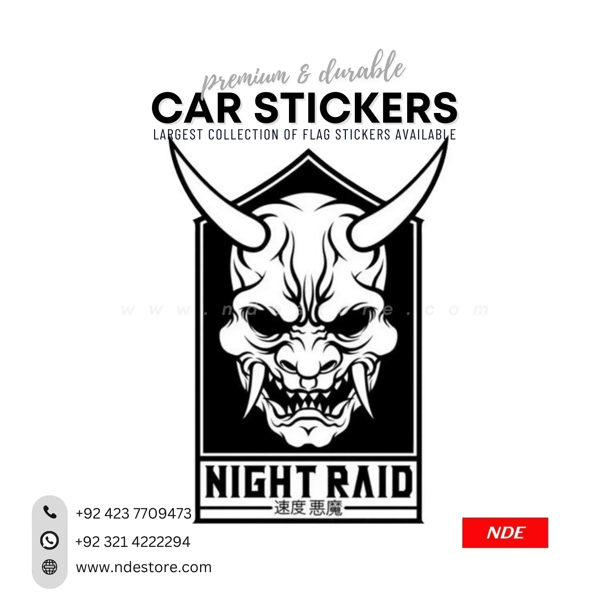 STICKER NIGHT RAID - NDE STORE